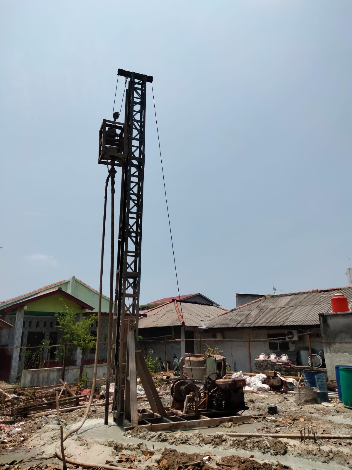 alat bore pile machine
